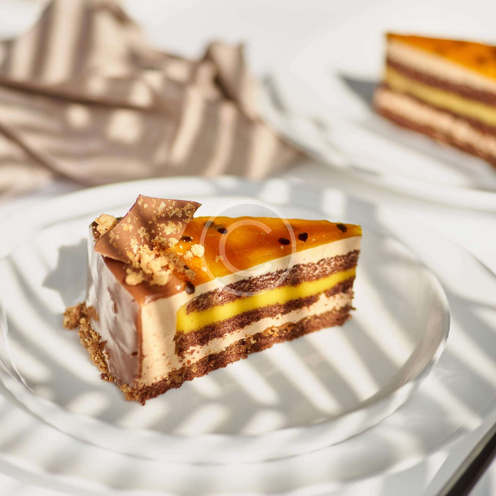 Passion fruit mousse cake - Petroscaff